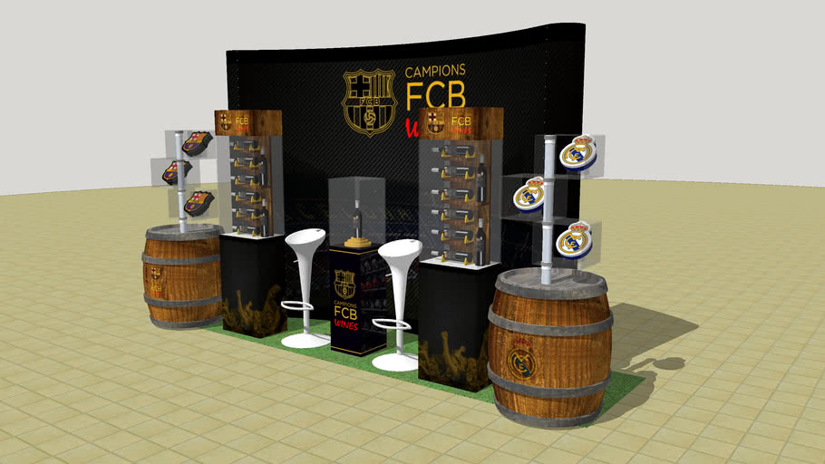 Stand Vinos FCB 2 | 3D Warehouse