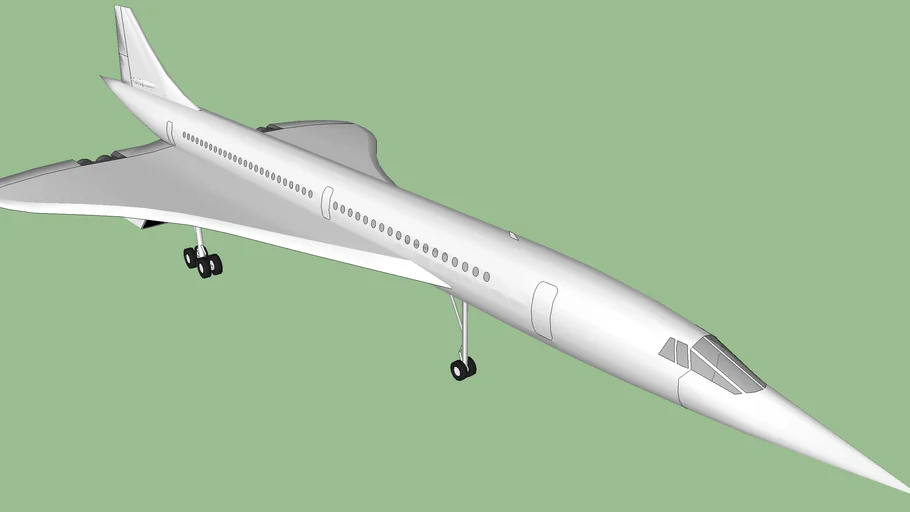 concorde template | 3D Warehouse