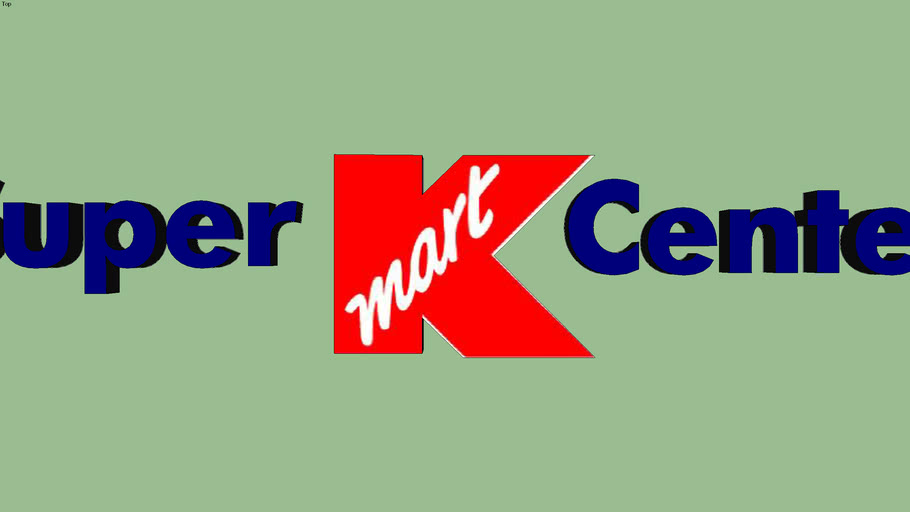 Super Kmart Logo 1991-1996 | 3D Warehouse