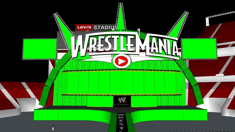 wwe wrestlemania 31 stage concept | 3D Warehouse