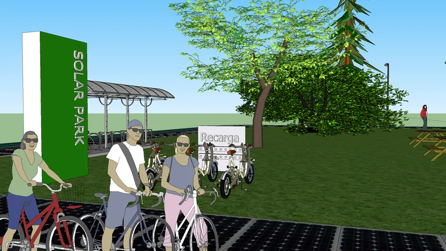 Modelo Parque | 3D Warehouse