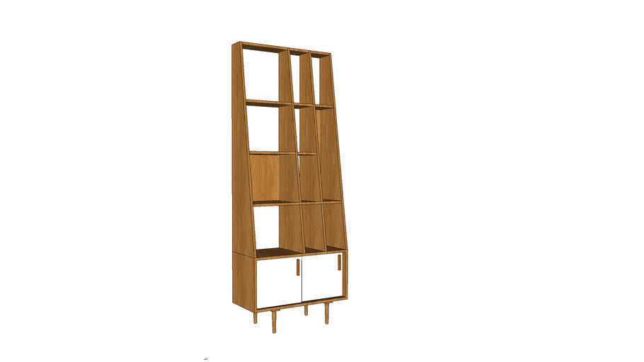 Mid Century Rack (Partition) | 3D Warehouse