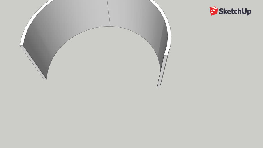 Curved wall | 3D Warehouse