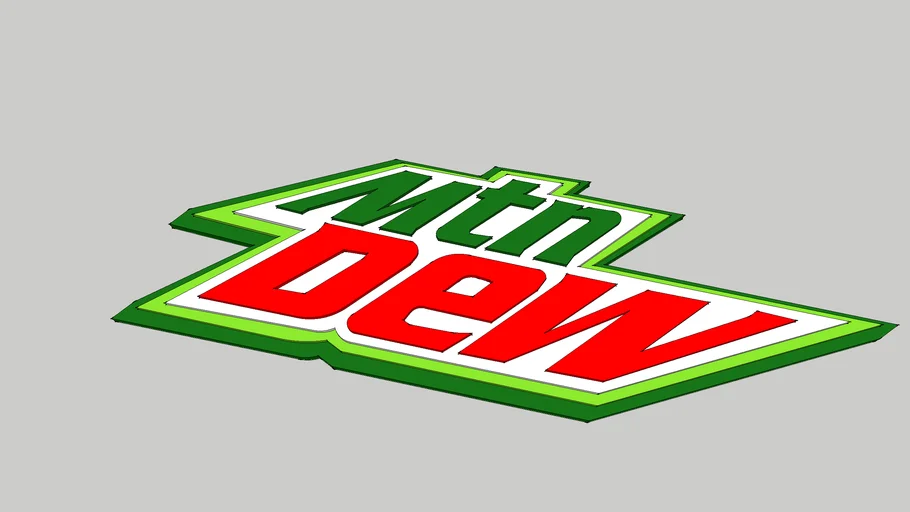 MTN DEW Logo | 3D Warehouse