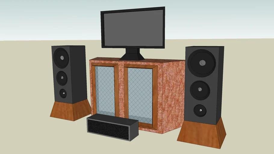 TV set | 3D Warehouse