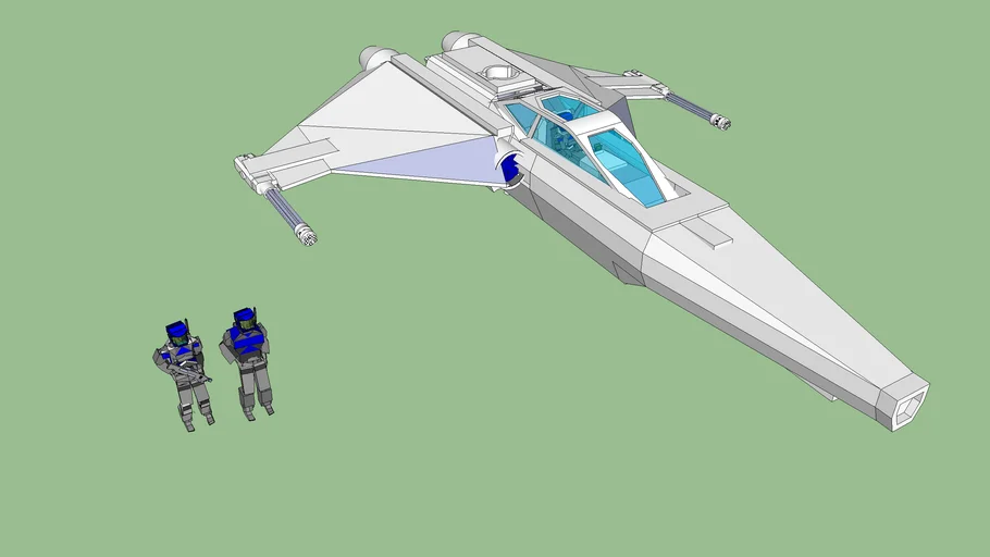 U.S AIRFORCE X-WING | 3D Warehouse