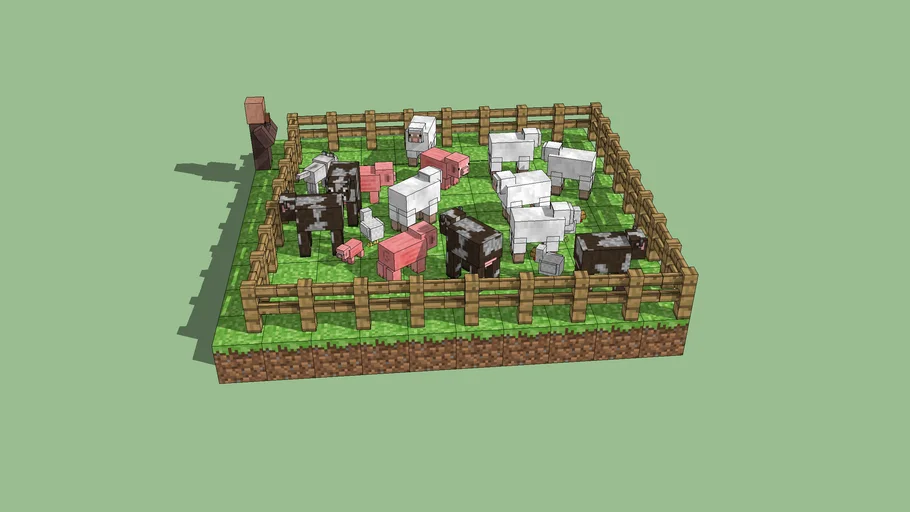 minecraft farm | 3D Warehouse