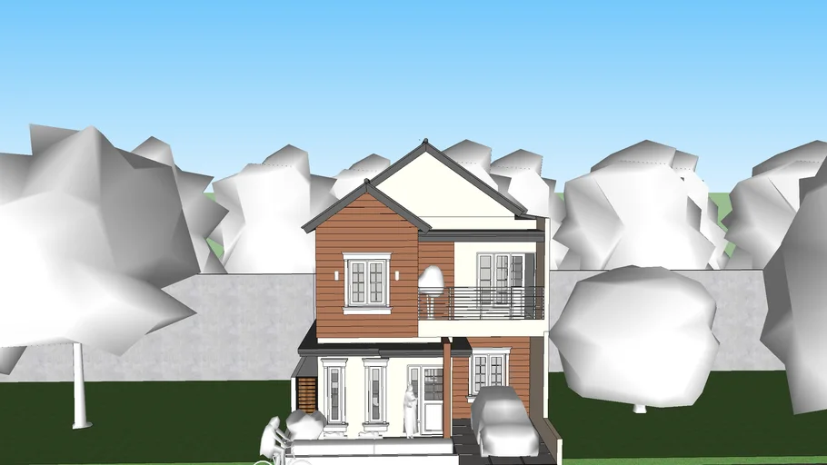 Rumah Type 80 / 72 | 3D Warehouse