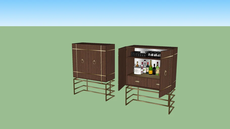 Bar Cabinet | 3D Warehouse