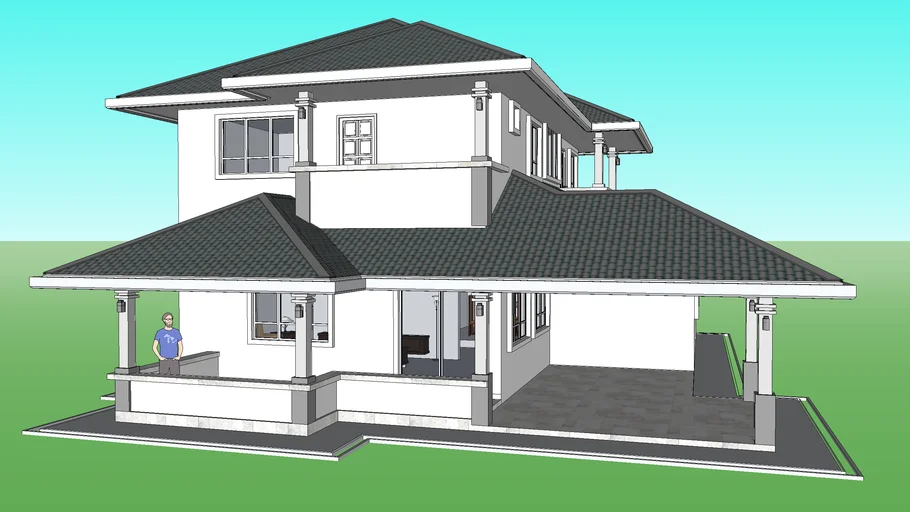 Bungalow House | 3D Warehouse
