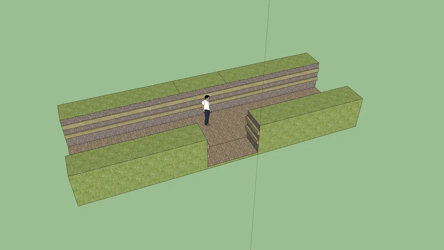 Trench 3 Way | 3D Warehouse