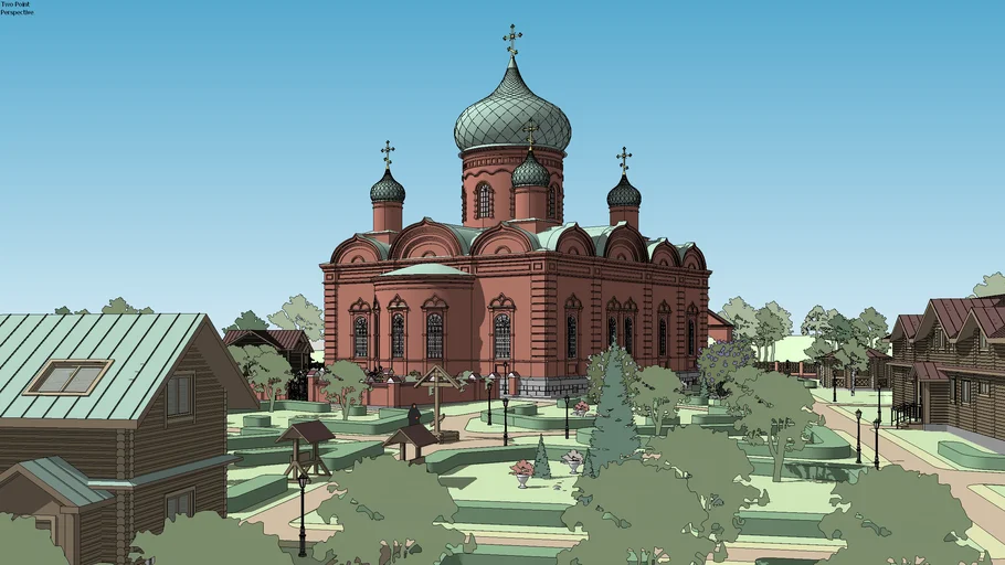 Parfenov monastery | 3D Warehouse