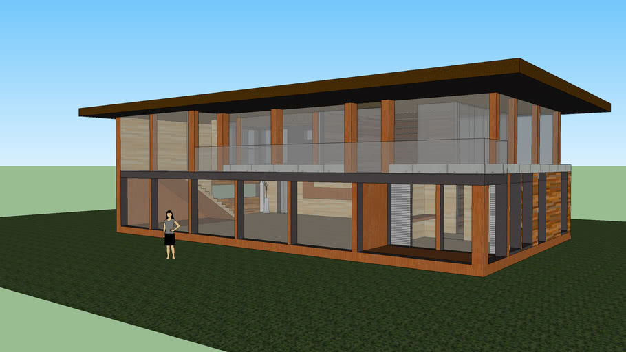 Wood House | 3D Warehouse