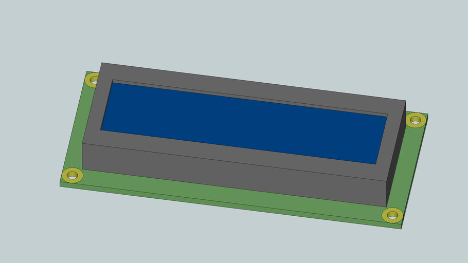 LCD2X16 | 3D Warehouse