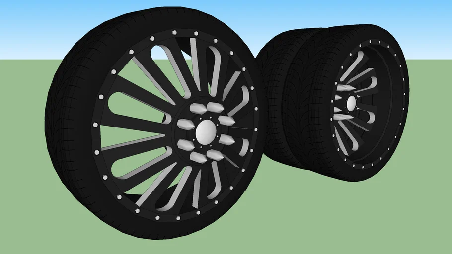 8 Lug dually Wheels | 3D Warehouse