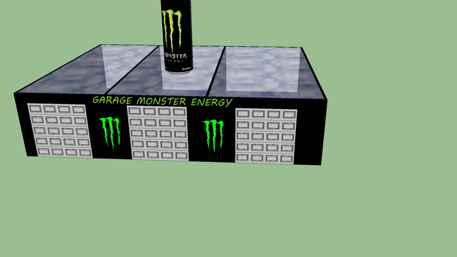 Garage monster energy | 3D Warehouse