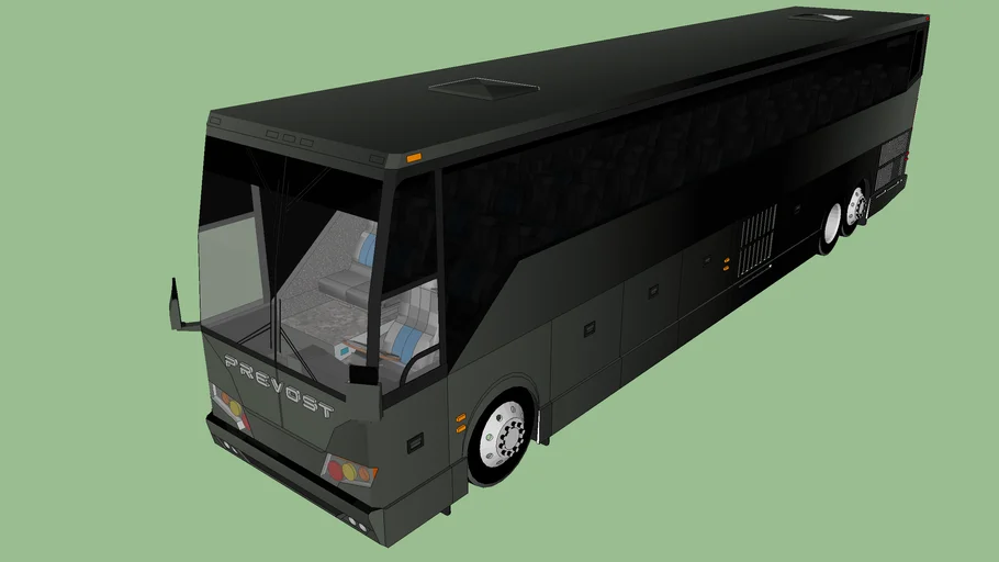 2011 Prevost Coach Bus | 3D Warehouse