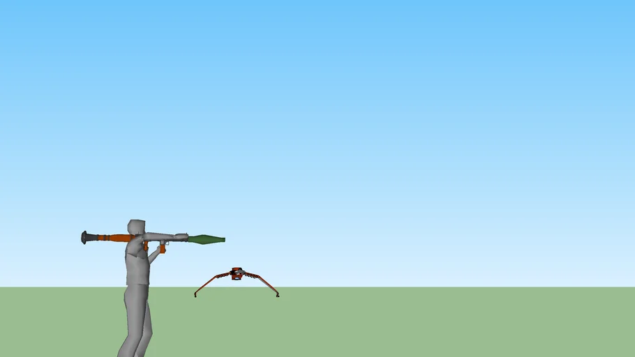 Bird Prope with RPG Man | 3D Warehouse