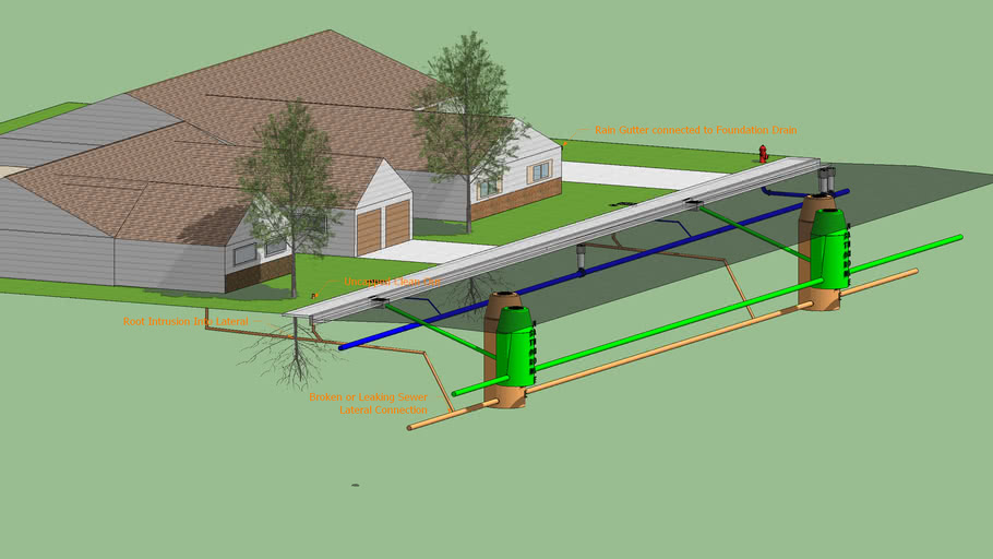 Utilities Schematic | 3D Warehouse