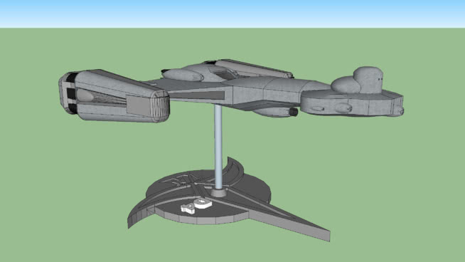 Klingon D4 Starfleet Museum design | 3D Warehouse