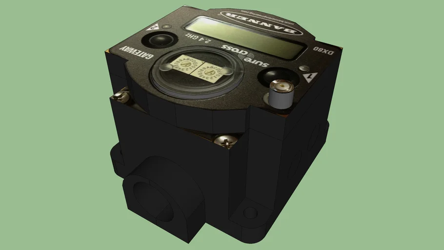 Banner SureCross DX80 2.4Ghz Wireless Gateway Unit | 3D Warehouse