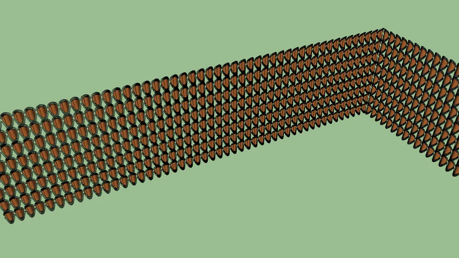 METAL & WOOD SCREEN | 3D Warehouse