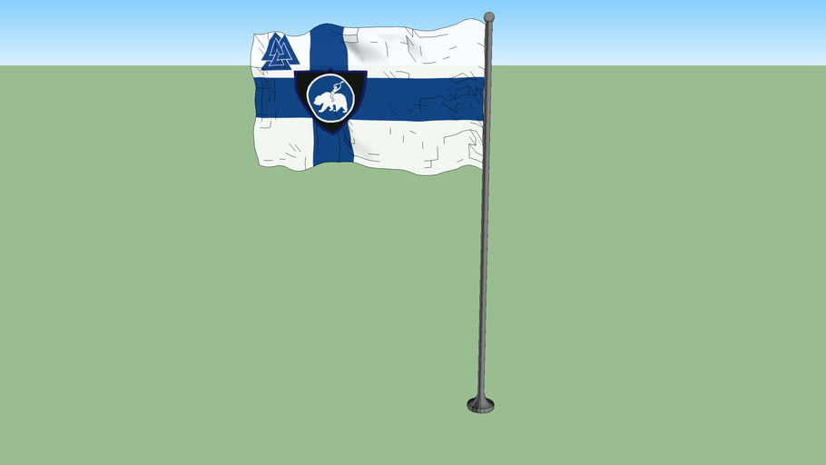 Fascist Finland flag | 3D Warehouse