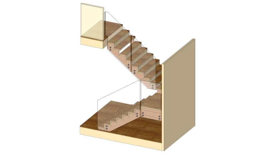 Mossman Glass Balustrade | 3D Warehouse