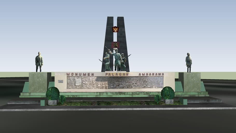 MONUMEN PALAGAN AMBARAWA | 3D Warehouse