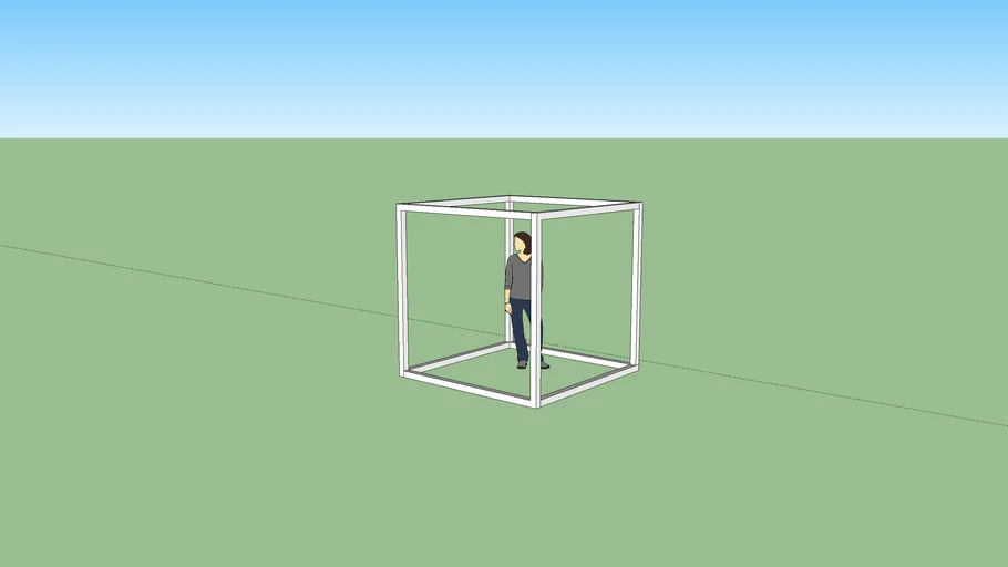 Cube Box Frame - 6' 9' | 3D Warehouse