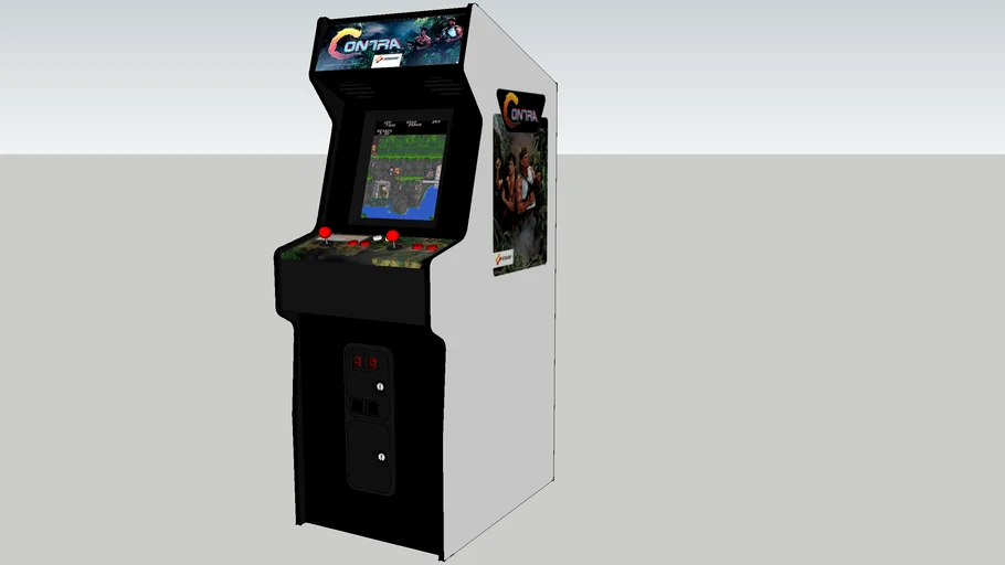 Contra arcade game Style A | 3D Warehouse