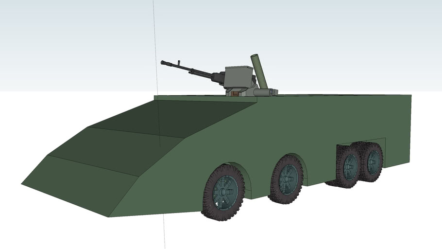 SPM-2 self-propelled mortar 120mm | 3D Warehouse