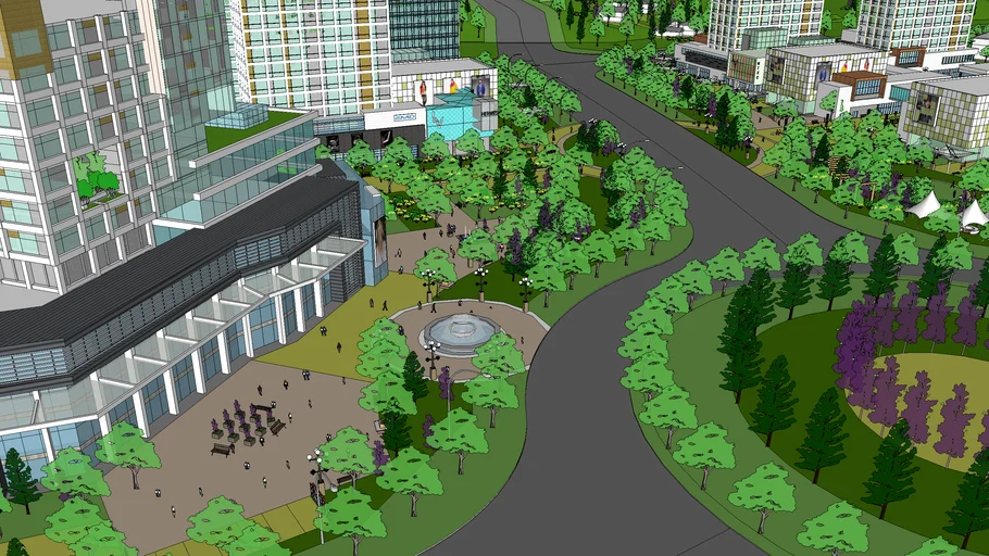 Landscape Deisgn Of Waterfront Park 3D Warehouse, 54% OFF