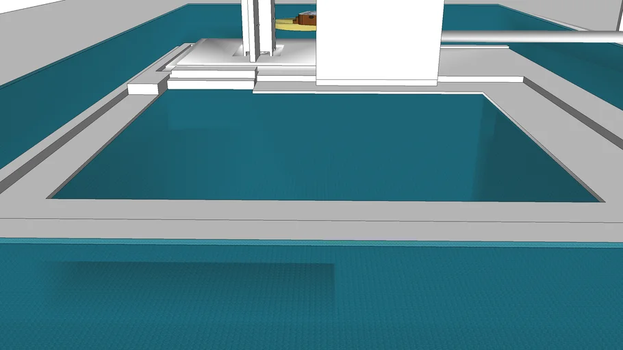 Swimming pool diving board | 3D Warehouse