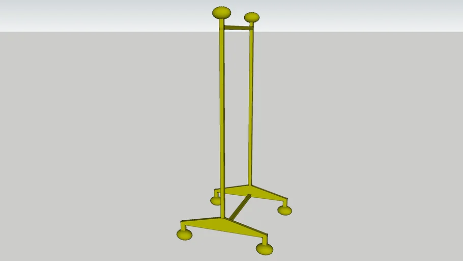 900mm Rolling rack | 3D Warehouse