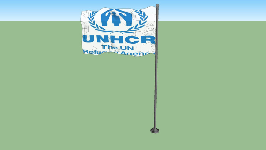 Flag of UNCHR | 3D Warehouse
