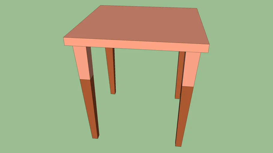 Mesa Simple | 3D Warehouse