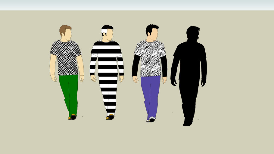 Sketchup Guy Pack 1 | 3D Warehouse