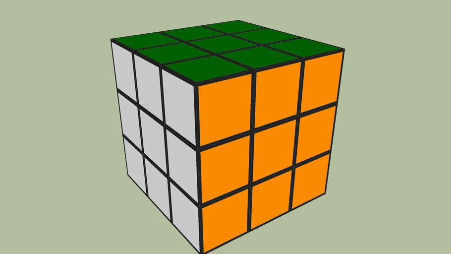 Rubick's Cube _-_-_-_-_-_ Rotatable. | 3D Warehouse