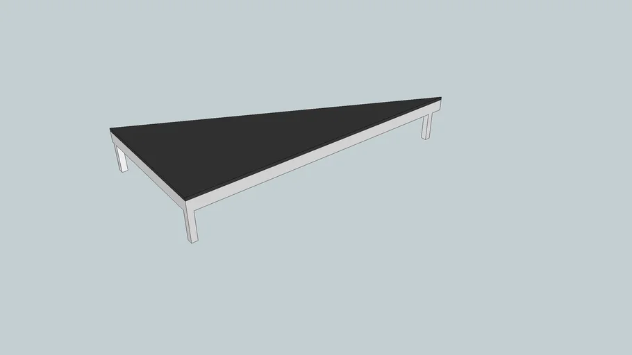 Stage wedge 300mm high | 3D Warehouse