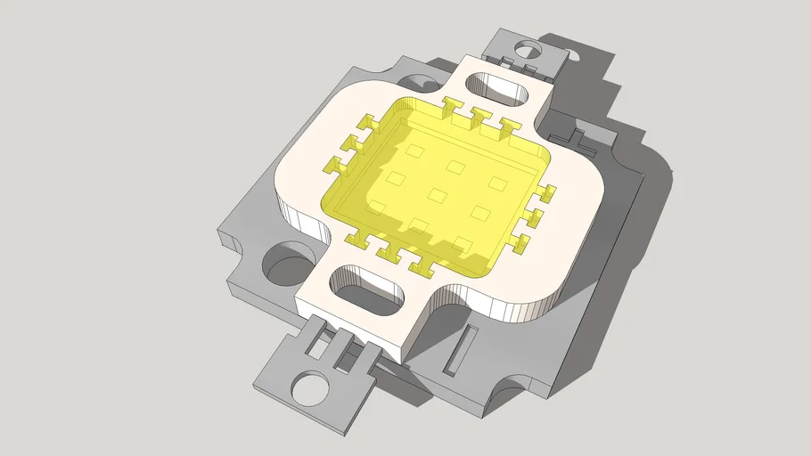 LED on chip, 12V 10W | 3D Warehouse