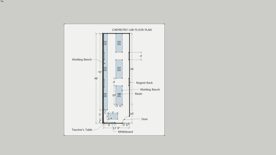 lab floor plan | 3D Warehouse