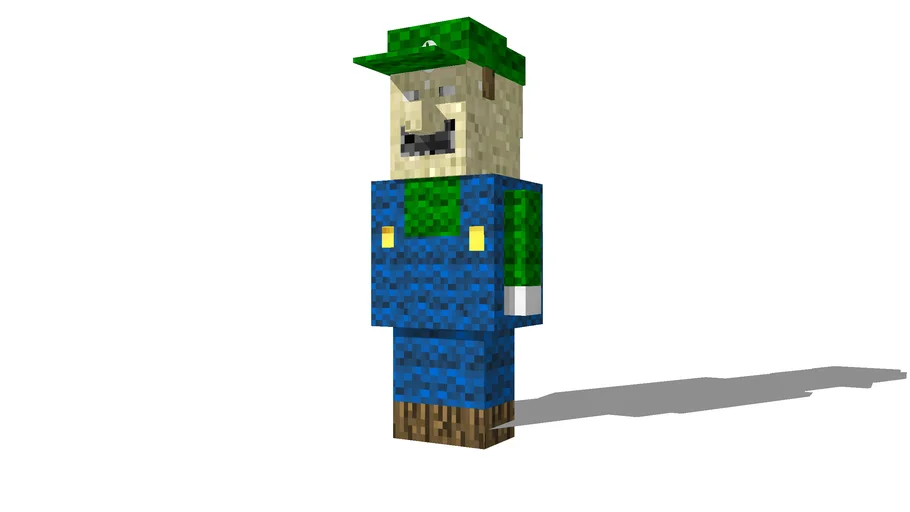 minecraft custom luigi | 3D Warehouse