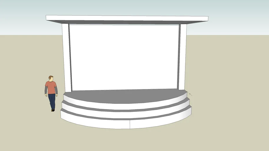 stage wedding Lawn | 3D Warehouse