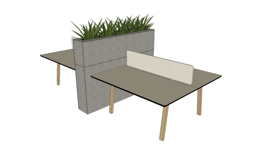 Blox Planter - PLA 07 by Icons of Denmark | 3D Warehouse