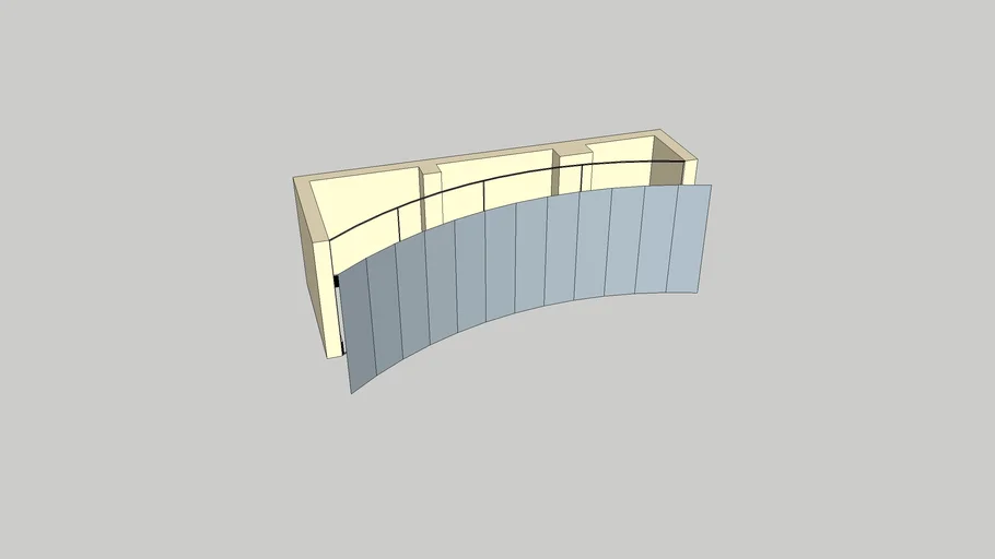 Curved Projector Screen | 3D Warehouse