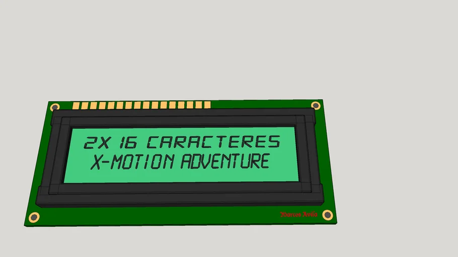 LCD16x2 | 3D Warehouse