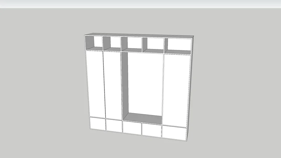 Custom Unit Entry Casework | 3D Warehouse