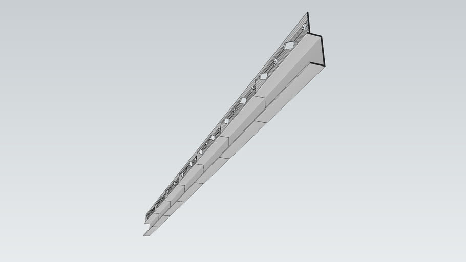 QiC D25 Reveal Trim 36x12.8mm | 3D Warehouse