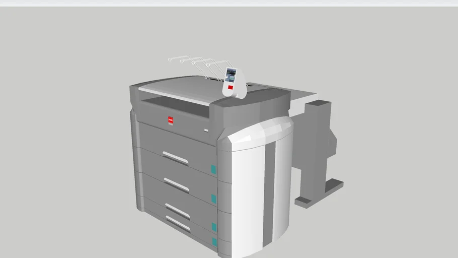 Oce TDS700 with folder | 3D Warehouse